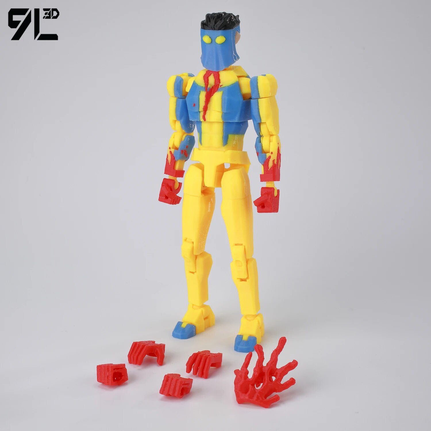 Фигурка Bandai Lucky13 Dummy13 3D-печать 14см Желтый, MK Blood Scarf