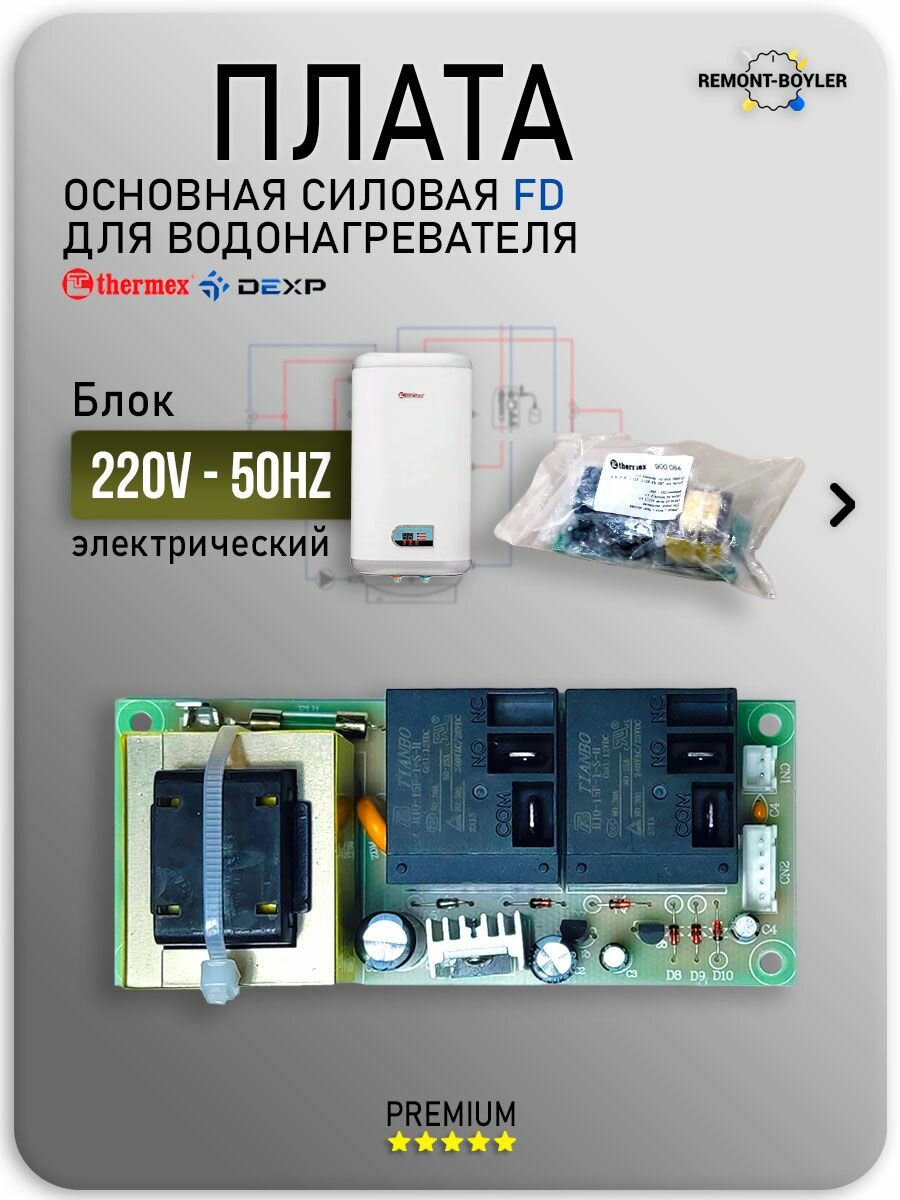 Основная плата для Термекс IF, RZB (04), силовая, блок электрический