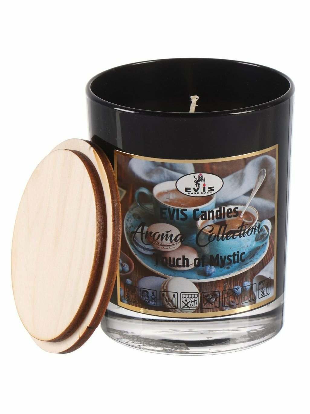 Свеча ароматическая, Touch Of Mystic, в черном стакане, 490 гр, 24 0109 1021 20 22