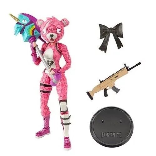 Фигурка Fortnite Cuddle Team Leader с аксессуарами, коллекционная, пластиковая, для детей от 14 лет, розовый