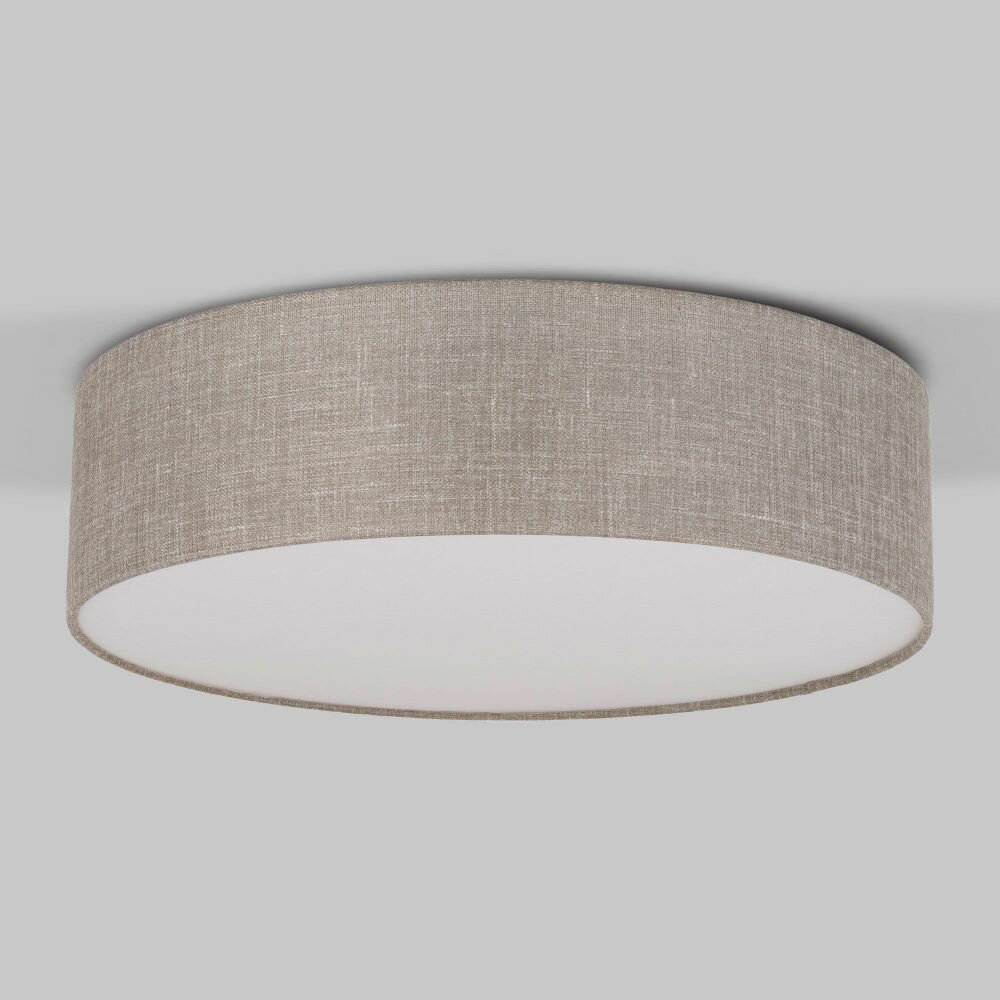 Потолочный светильник с тканевым абажуром TK Lighting 5637 / потолочный светильник / Rondo Linen.