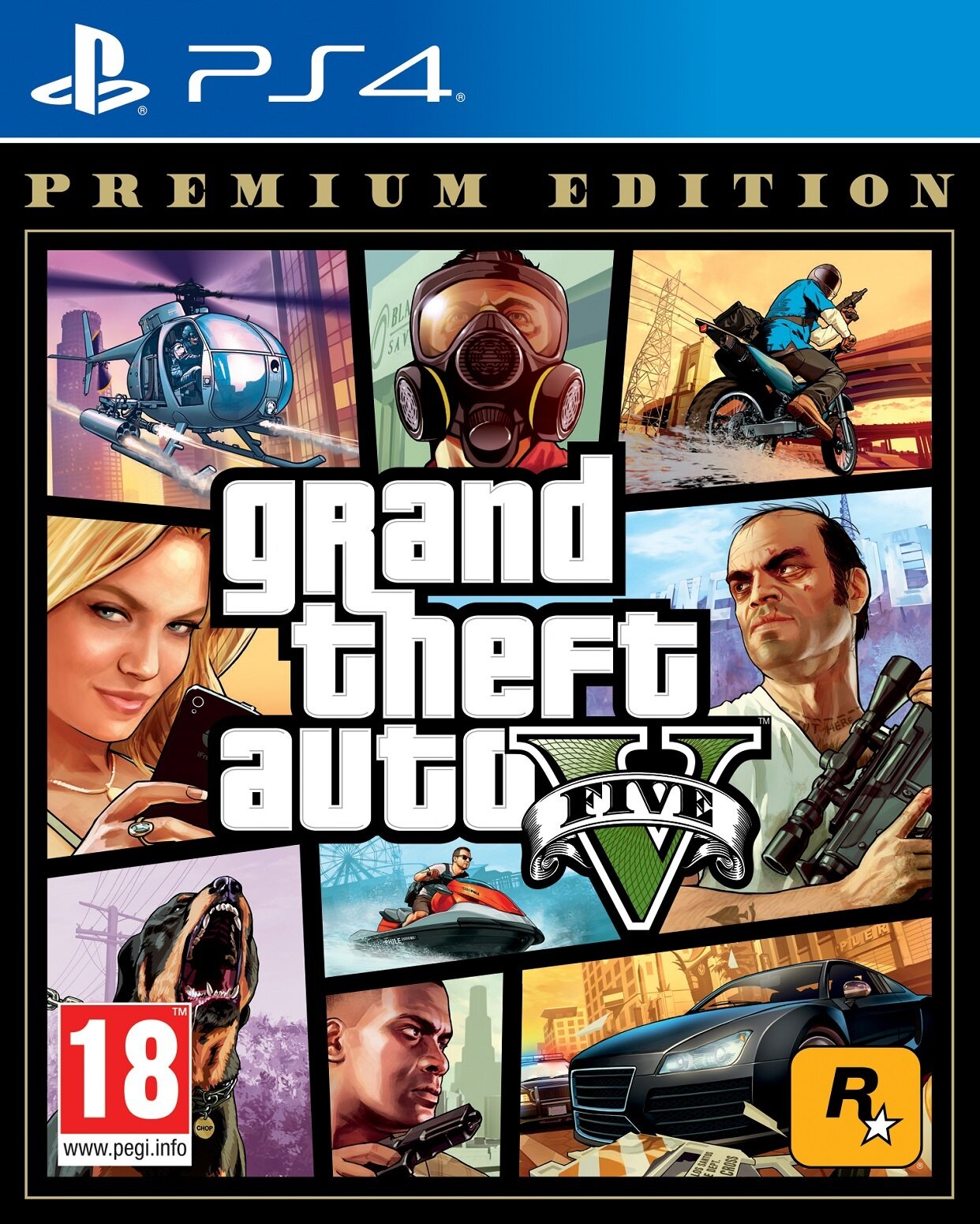 Игра Grand Theft Auto V (GTA 5). Premium Edition AB