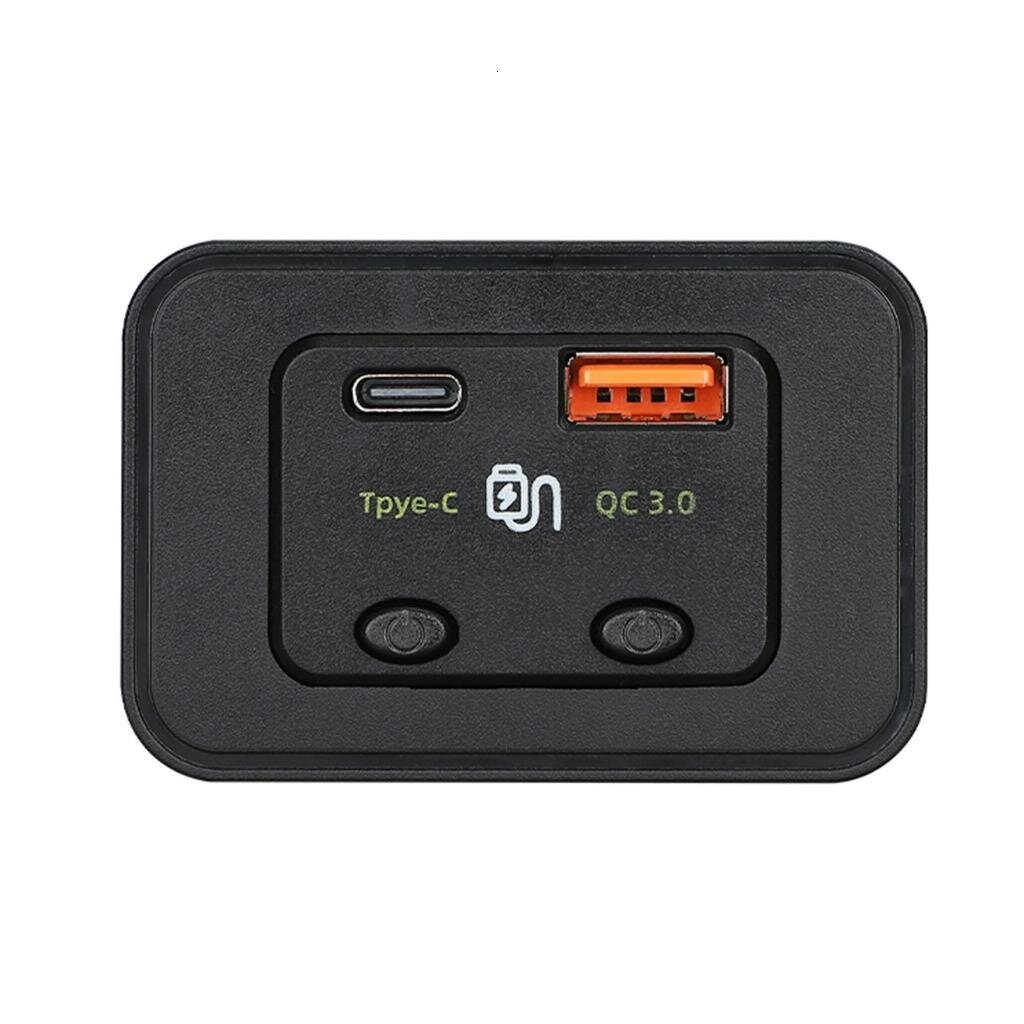 Быстрая автомобильная зарядка USB Type-C с QC и PD