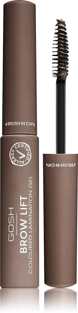 Gosh Brow Lift - Гель для стайлинга бровей 001 Grey Brown, 6 мл.