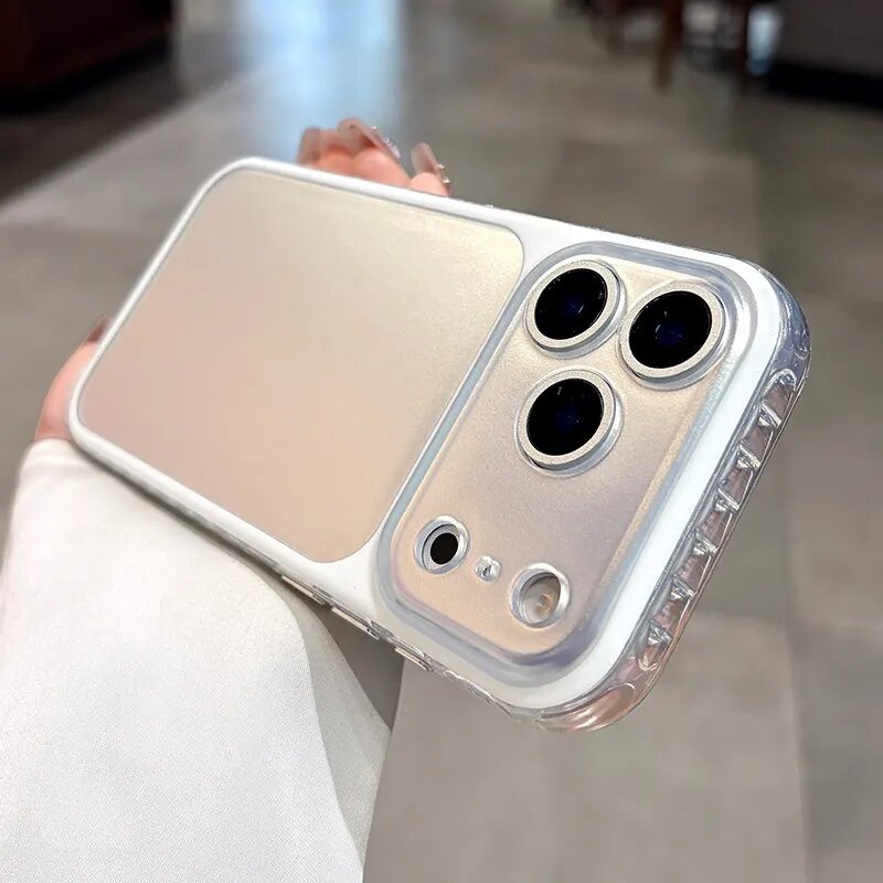 Чехол для iPhone 17 Pro Max с лазерным градиентом «Аврора», матовый, противоударный, тонкий, для iPhone 17, 16, 15 Pro Max, 17 Pro, 16 Pro