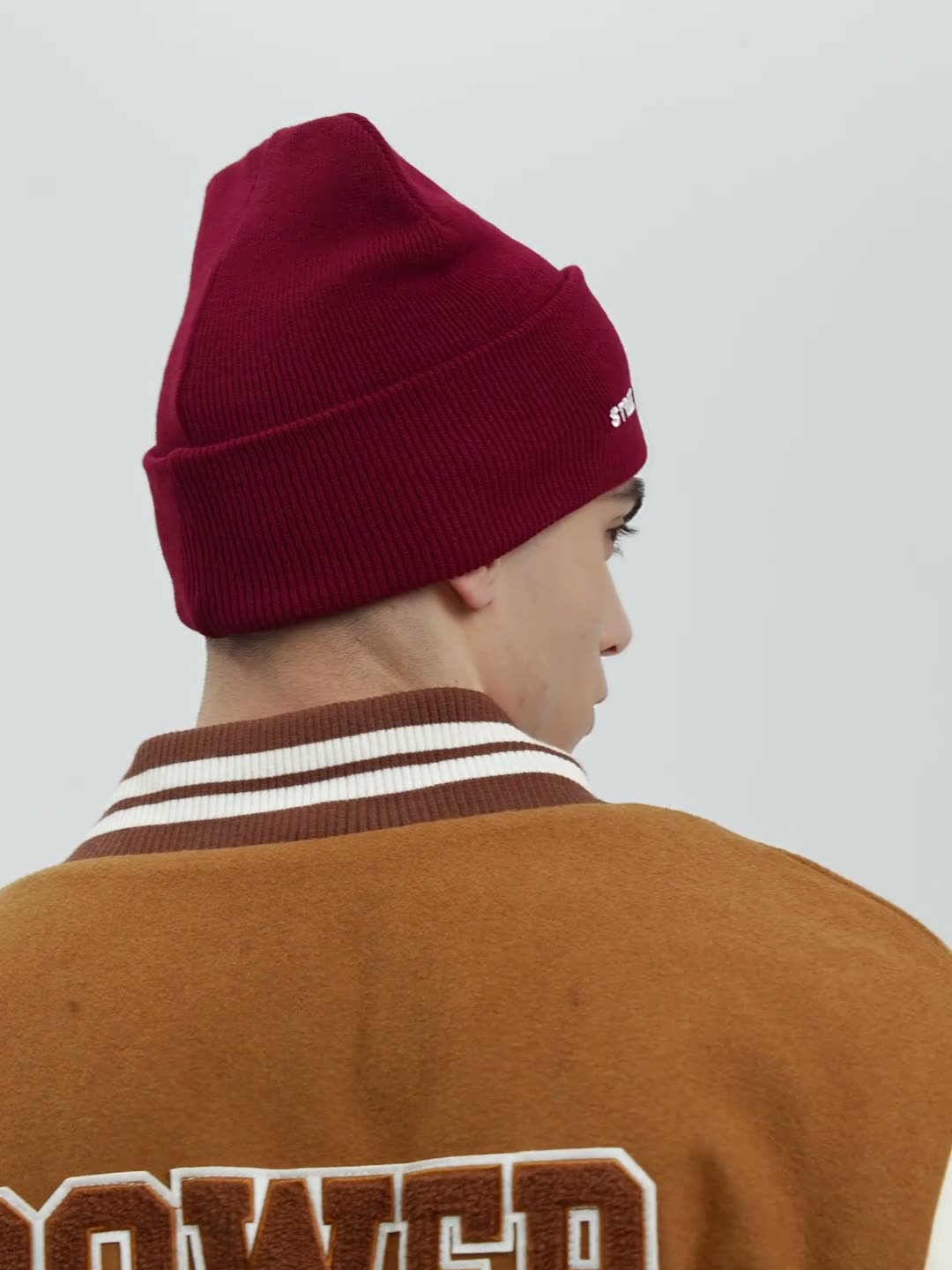 Шапка STREETBEAT Basic Hat для взрослых и детей, размер OneSize, бордовый — фото 1