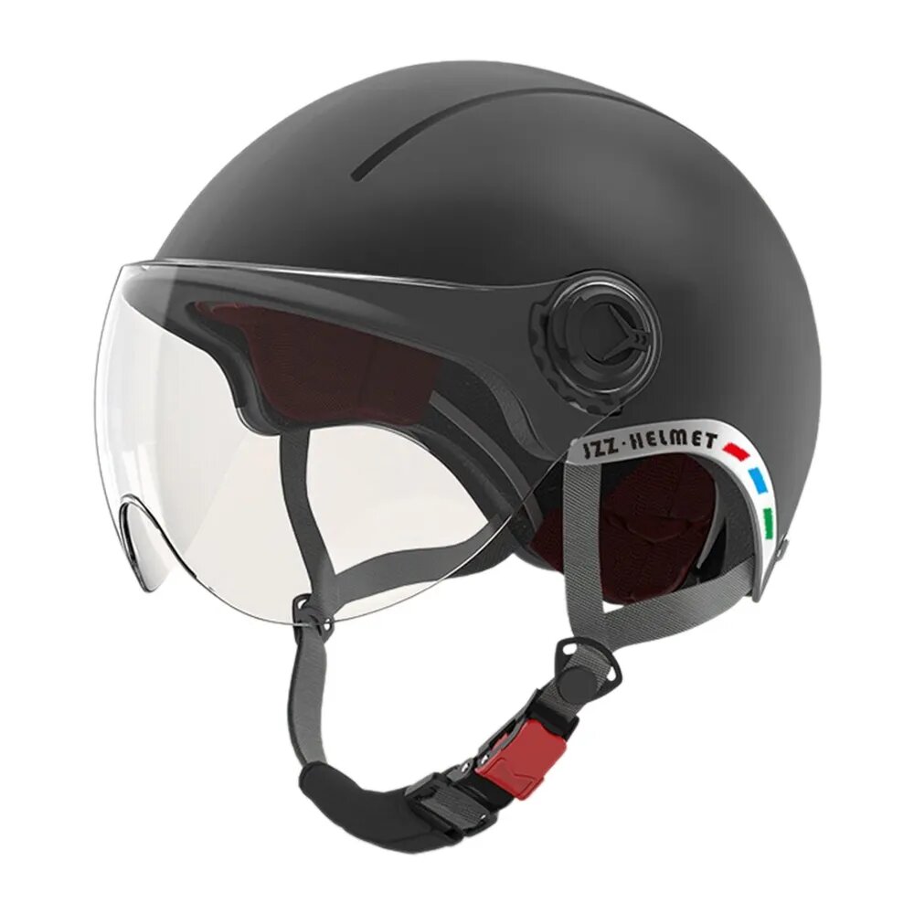 Мотошлем "IZZ-HELMET", цвет: черный, размер: Универсальный, открытый тип
