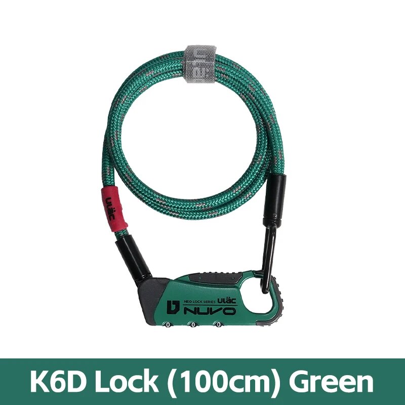 Велосипедный замок ULAC Nuvo Lock UHMWPE Зеленый, K6D Green