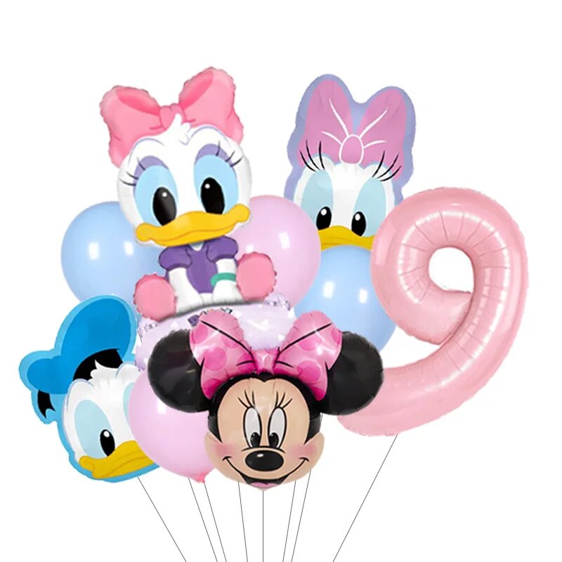 Фольгированные шары Disney Микки Маус Минни Маус Дейзи Дональд Дак Мышонок D-9