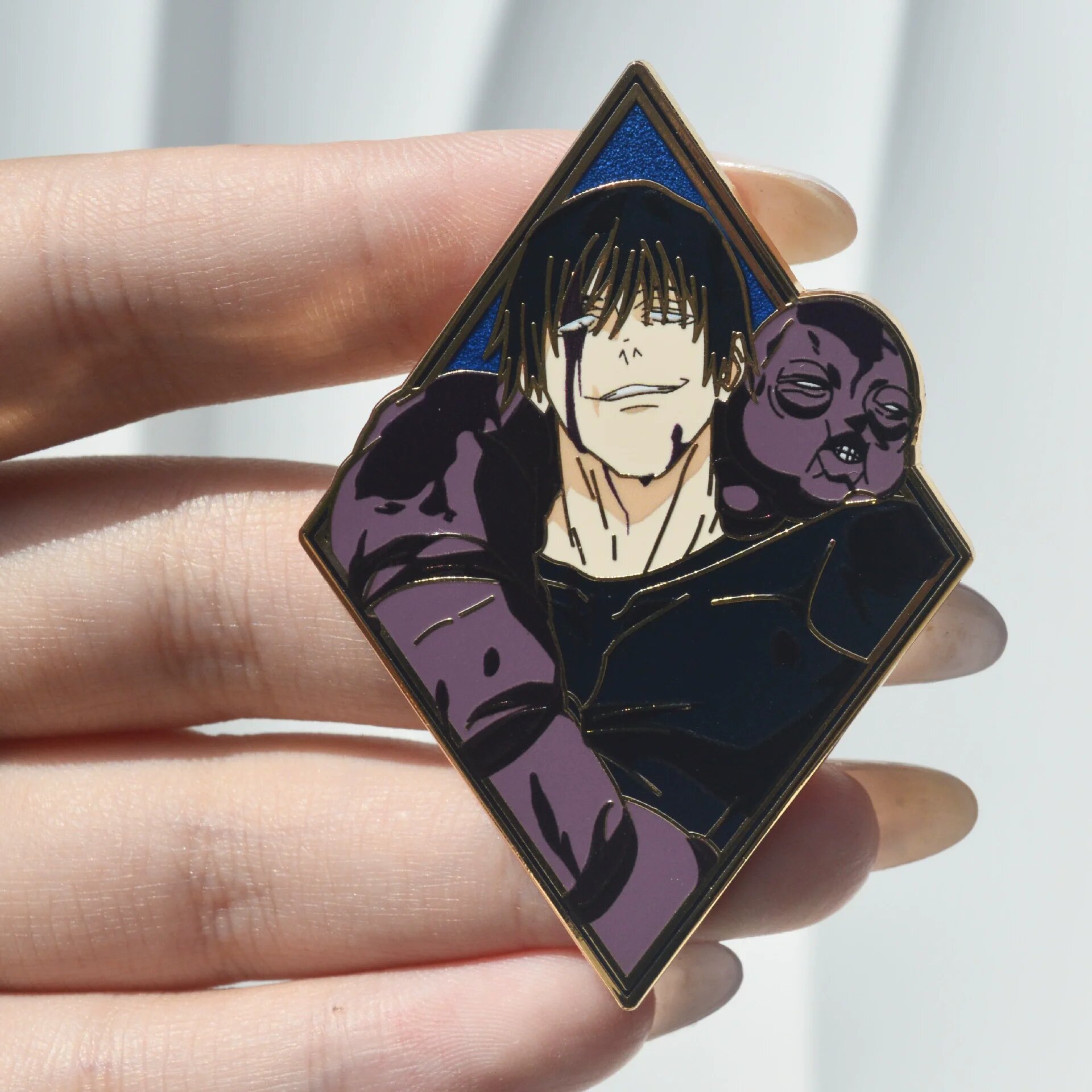 Булавка Jujutsu Kaisen, фиолетовый, цвет 10