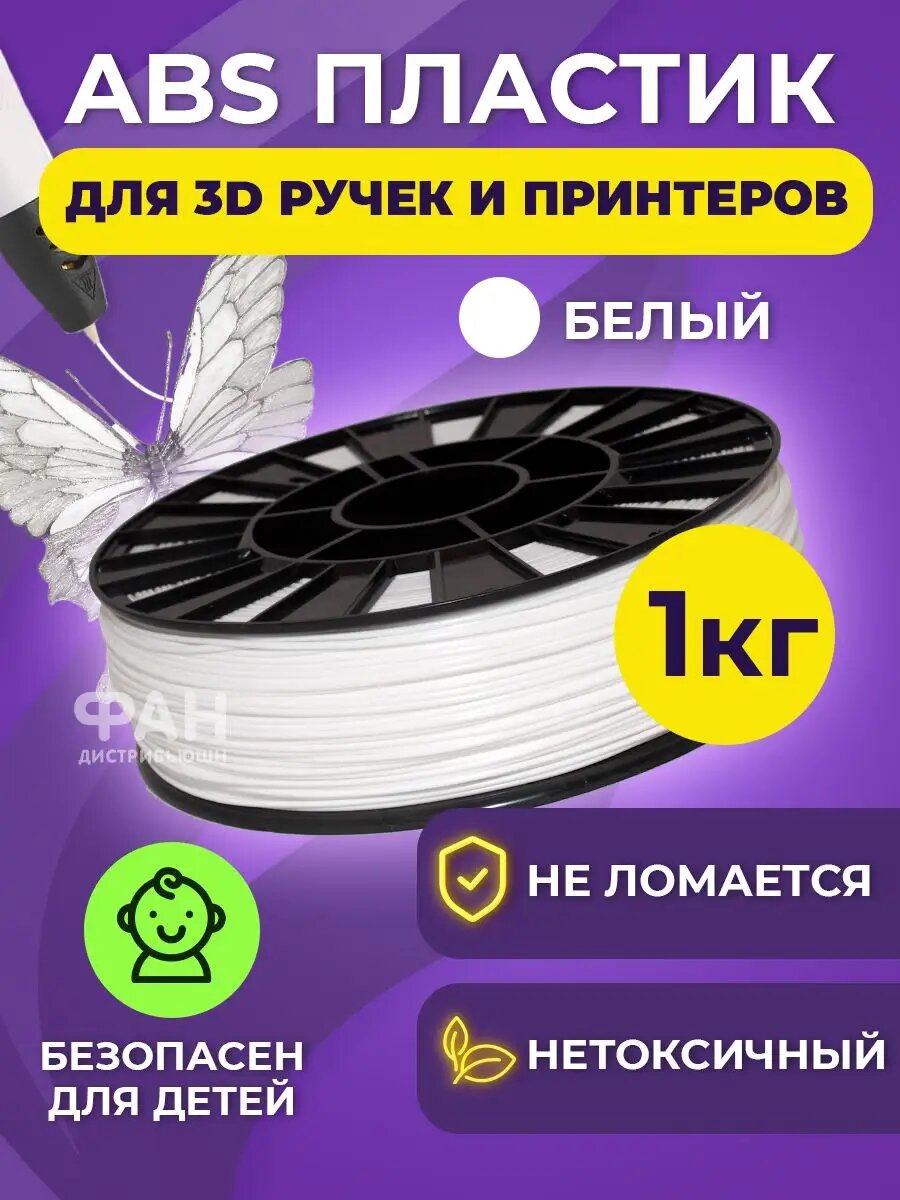 Пластик в катушке ABS,1.75 мм, 1 кг