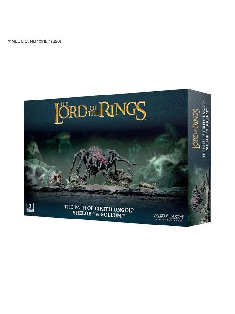 Миниатюры Warhammer The Lord of The Rings: The Path of Cirith Ungol Shelob & Gollum