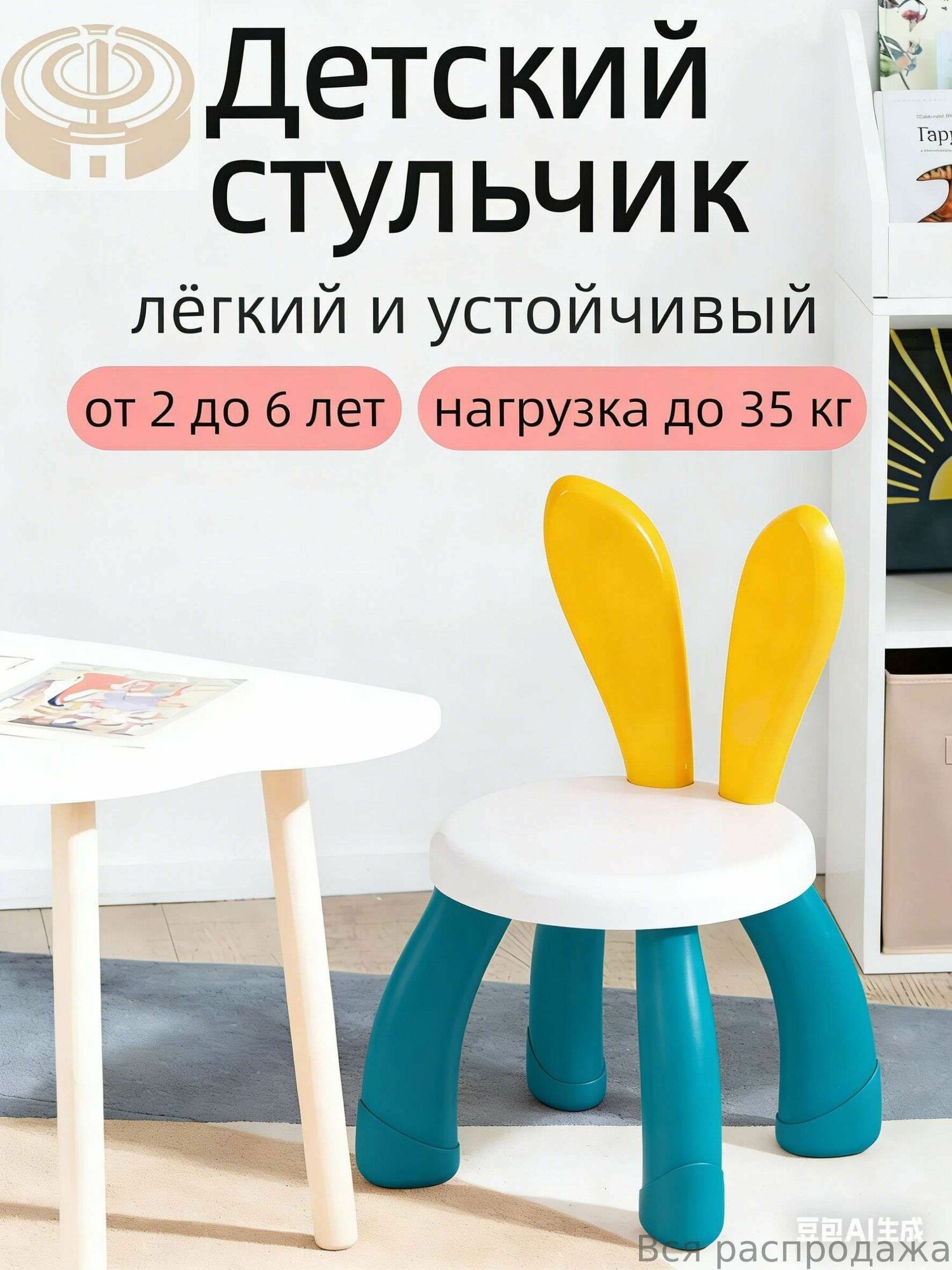 Детский стул,23х23х42см