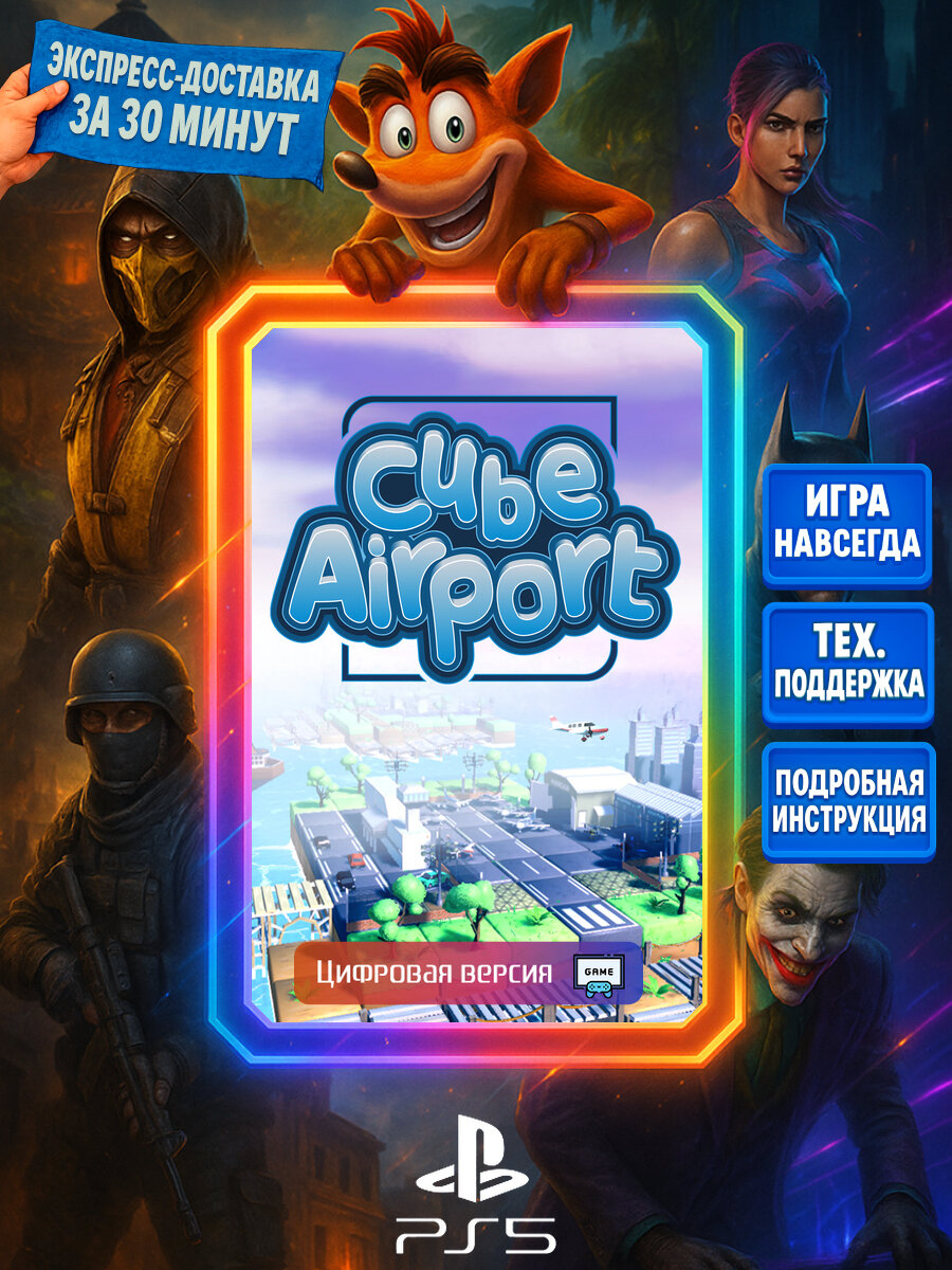 Cube Airport PS5 | Моментальная доставка | Английский язык | Головоломки
