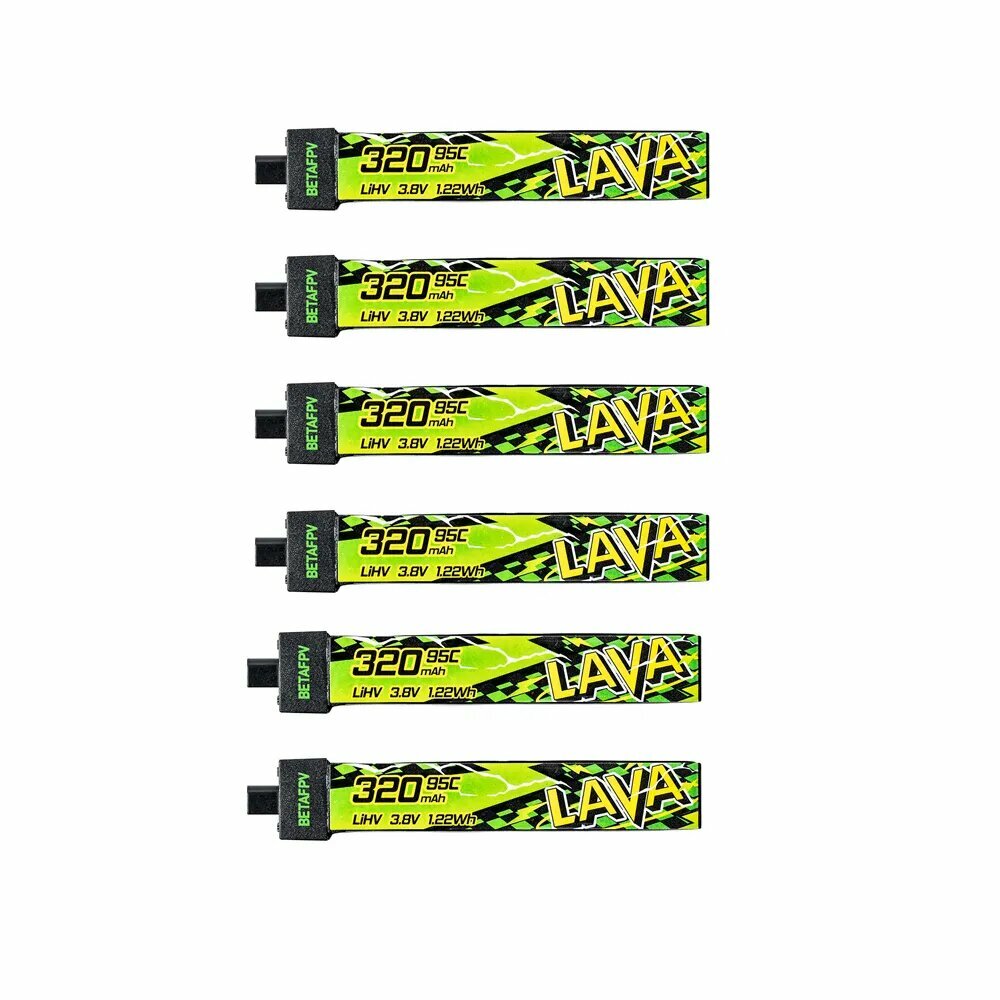 Аккумулятор 320mAh LAVA II 1S 95C Battery 3.8V LiHV Battery with BT2.0 Plug