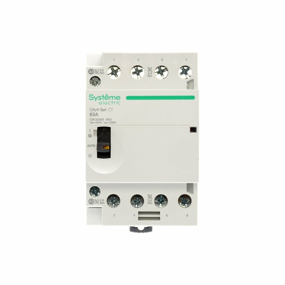 Контактор Systeme Electric City9 set 4p 4но 63a ac 400в-230в C9C32463 — фото 1