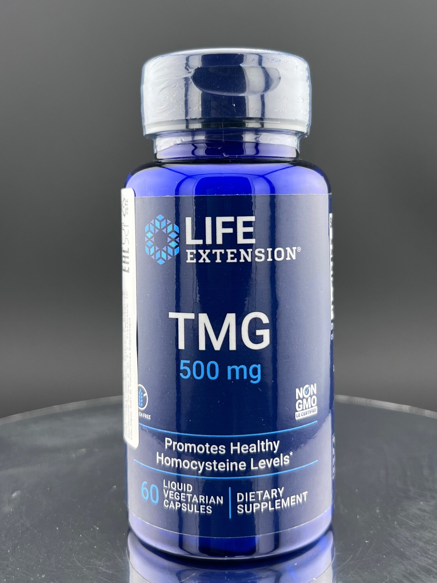 БАД Life Extension, TMG (триметилглицин), бетаин, для печени и ЖКТ, капсулы, 60 шт.