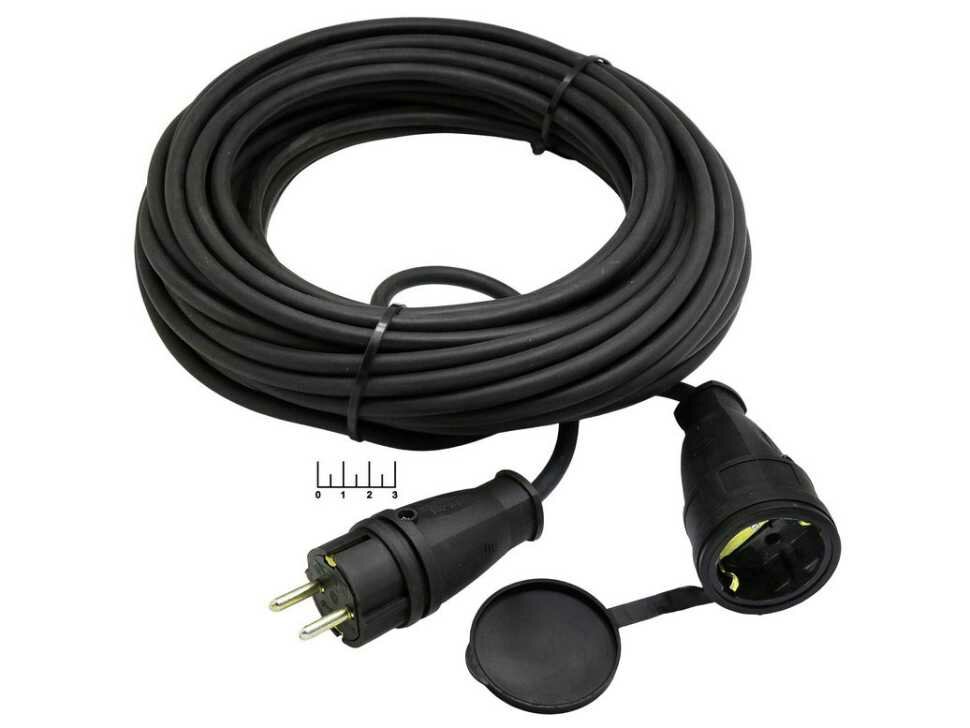 Удлинитель электрический 1/20м (КГ 3*2.5) (max-16A) IP44 Эра
