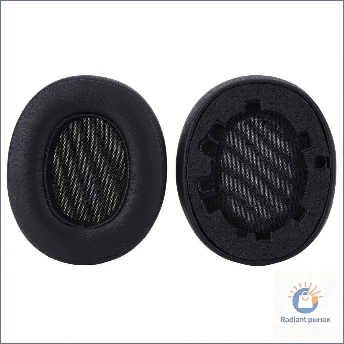 Амбушюры для JBL TUNE 750BT, черные, из протеиновой кожи