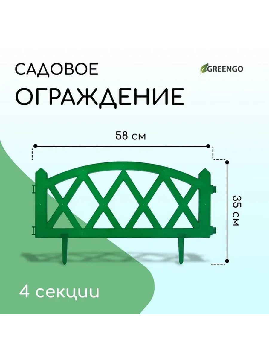 Эстетичный пластиковый заборчик для сада и интерьера