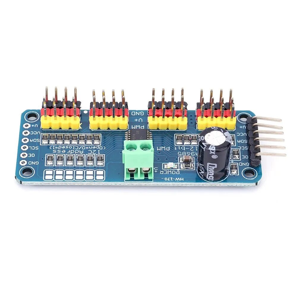 PCA9685 I C-контроллер ШИМ-драйвера для 16 сервоприводов