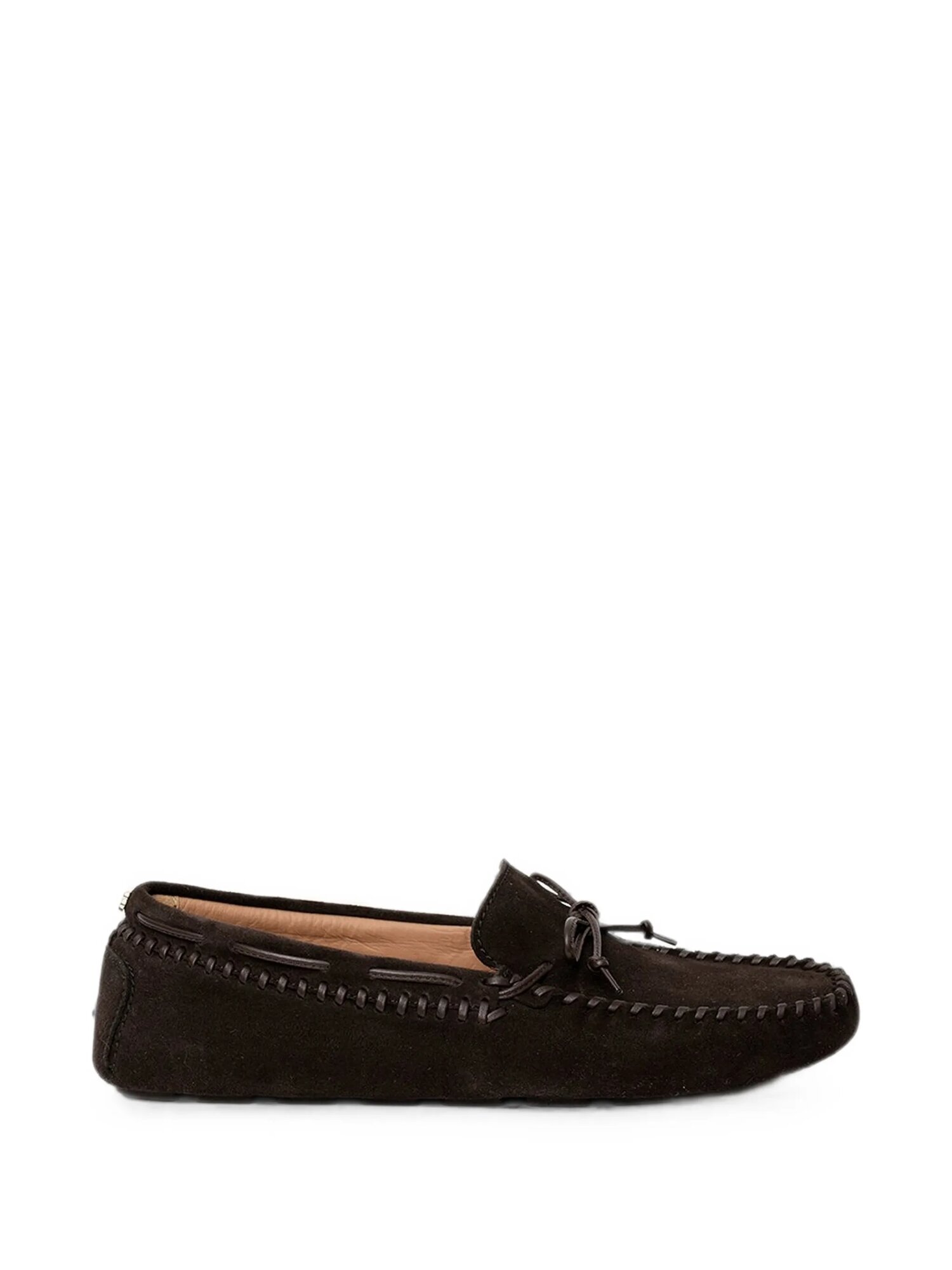 Лоферы Bow-detail whipstitch-trim loafers