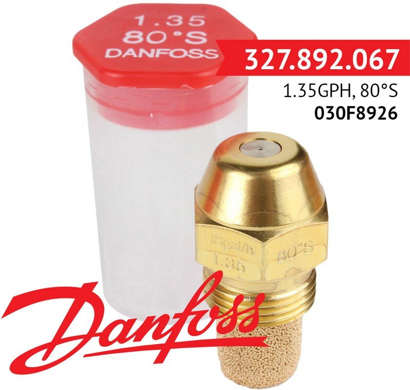 Топливная форсунка Danfoss 1.35GPH,80S 030F8926