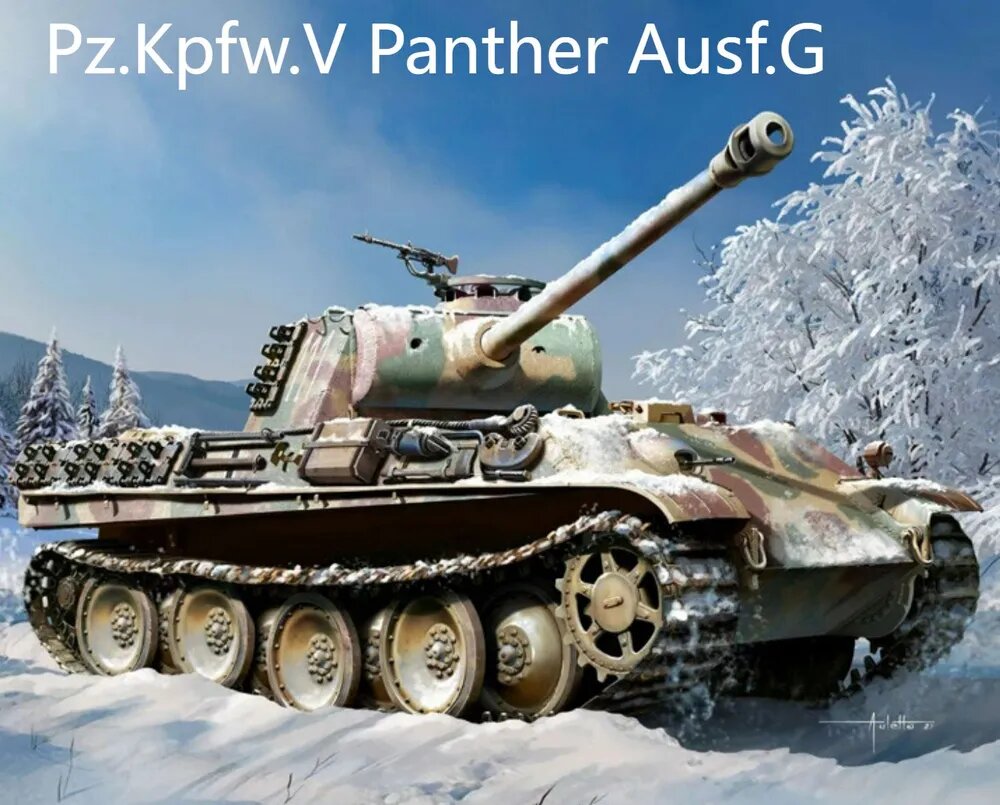 ACADEMY AC13529 1/35 Pz.Kpfw.V Panther Ausf.G сборная модель танка
