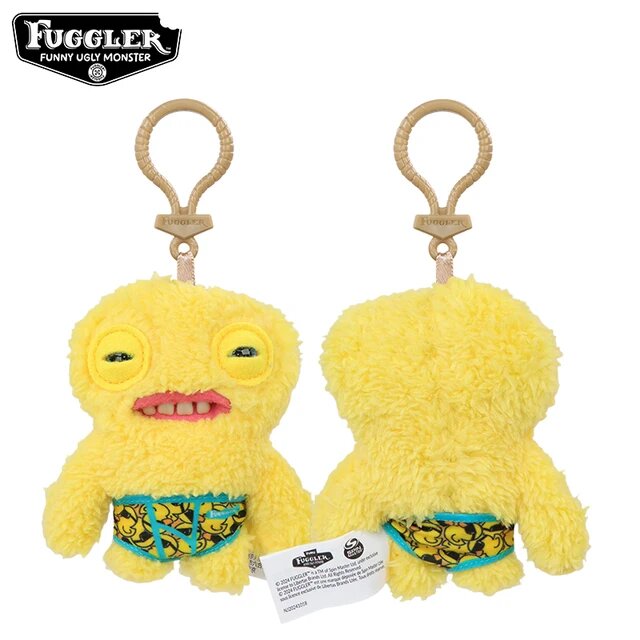 Оригинальная плюшевая игрушка-брелок Fuggler Tooth Monster, милый большеглазый монстр, кричащий, забавный монстр, кукла