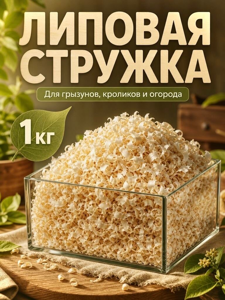 Опилки для грызунов, хомяков, кроликов, антибактериальные, гипоаллергенные, 1 кг