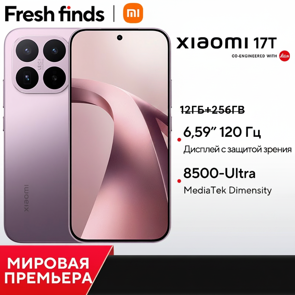 Смартфон Xiaomi 17T, 12/256ГБ, global