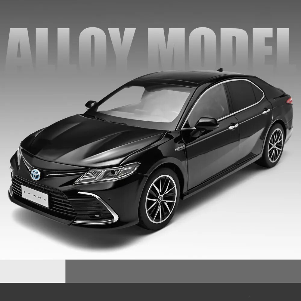 Крупномасштабные модели автомобилей Тойота Камри 2023, настольные украшения, Коллекционные предметы,1:18 Toyota Camry 2023