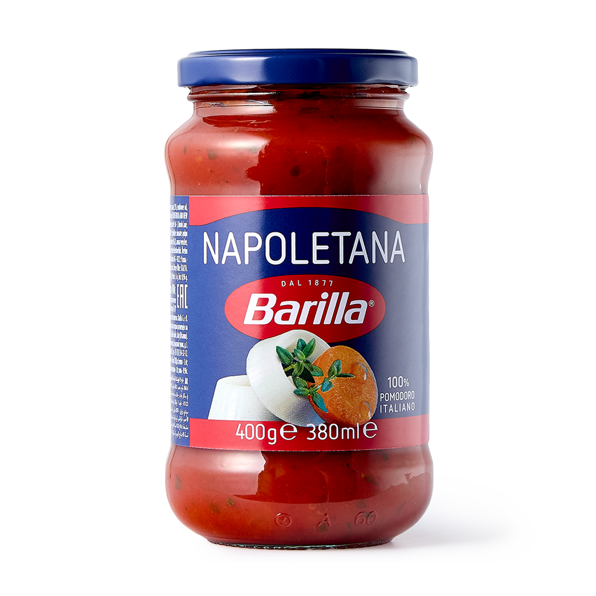 Соус Barilla Napoletana, томатный, с овощами, в стеклянной банке, 400 г