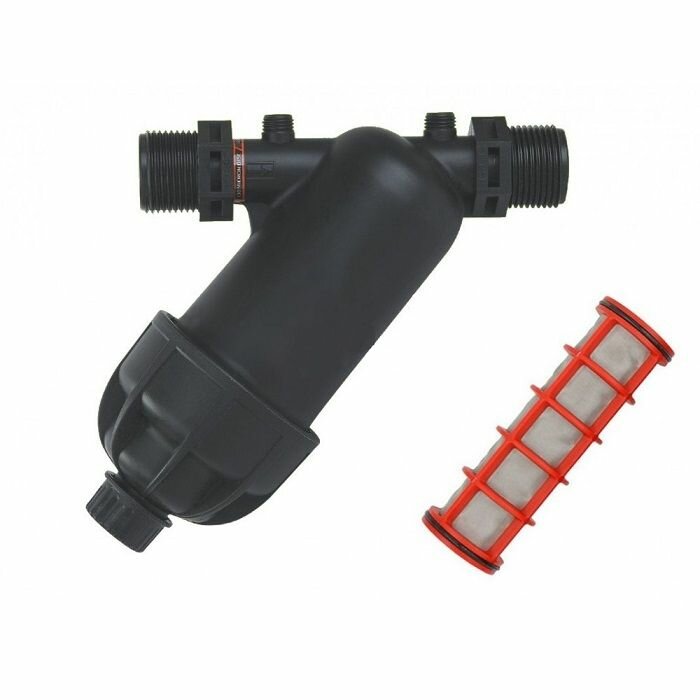 Фильтр грубой очистки ПНД 1 1/4" (нр-нр) 120 mcr сетчатый с заглушкой ACR