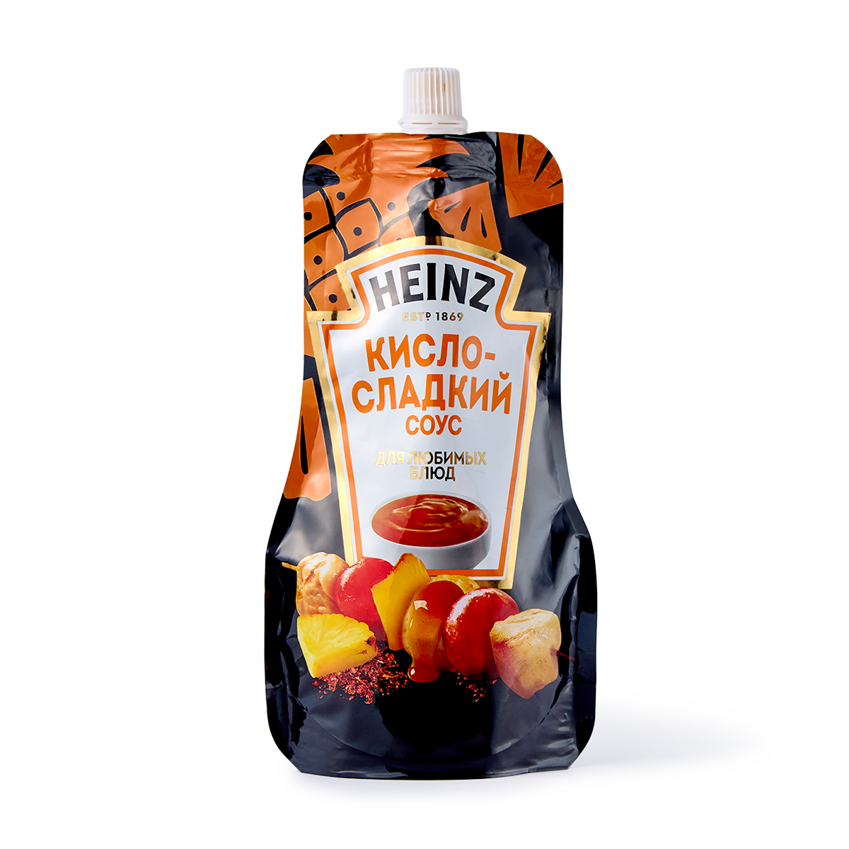 Соус Heinz, кисло-сладкий, универсальный, 200 грамм, дой-пак