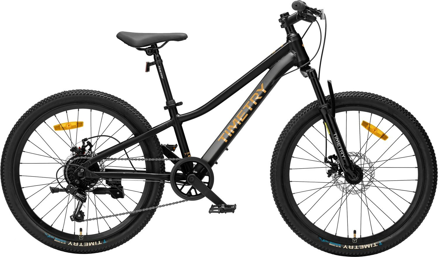 Велосипед Timetry TT414 20, рама 10" (110-130 см), черный
