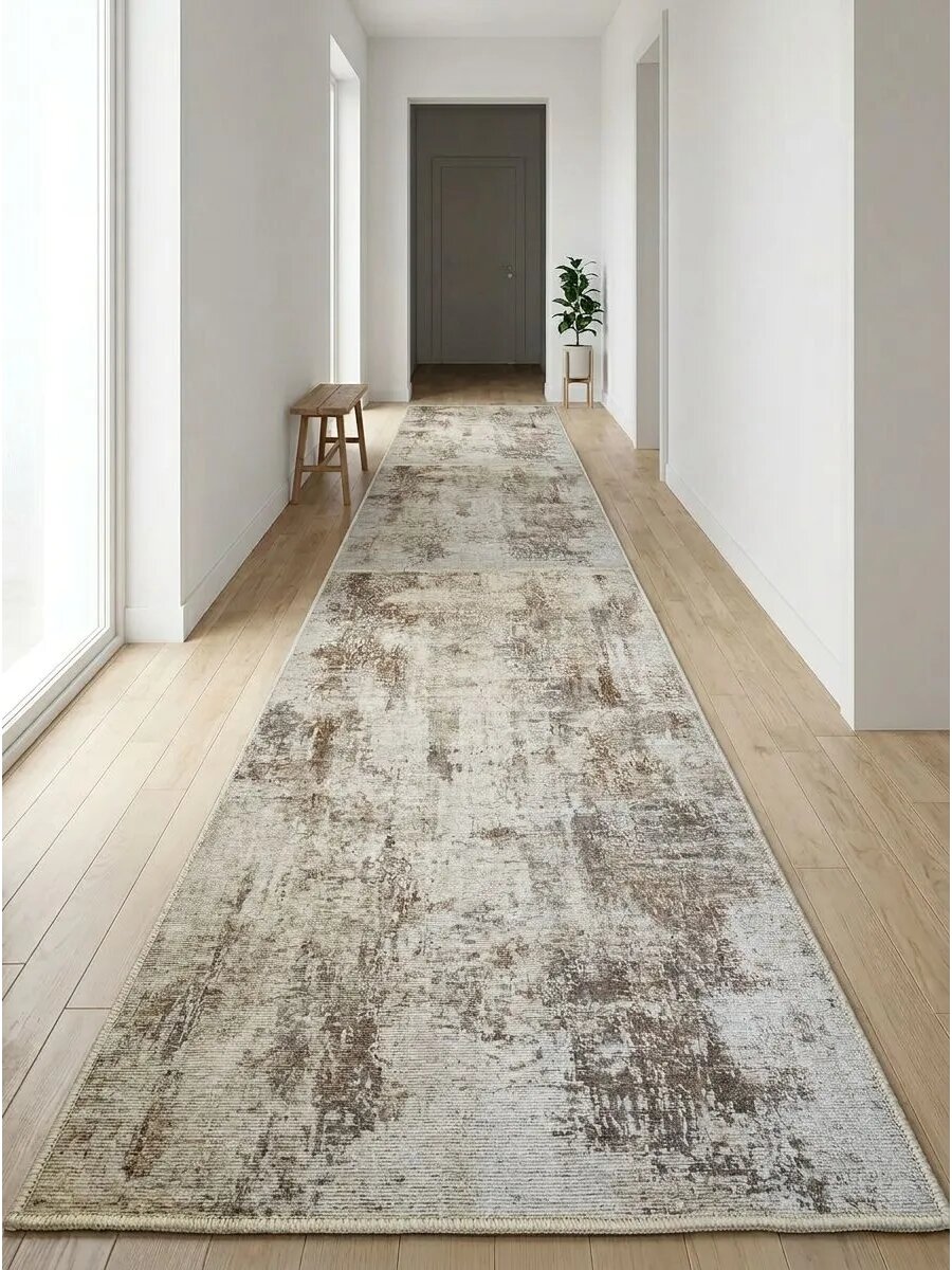 Ковер прикроватный Natali's Carpet комнатный безворсовый 75х365 см Турция