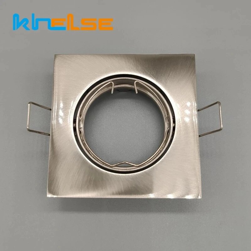 Комплект из 5 квадратных встраиваемых светильников khelse для LED ламп GU10/MR16 ГУ10