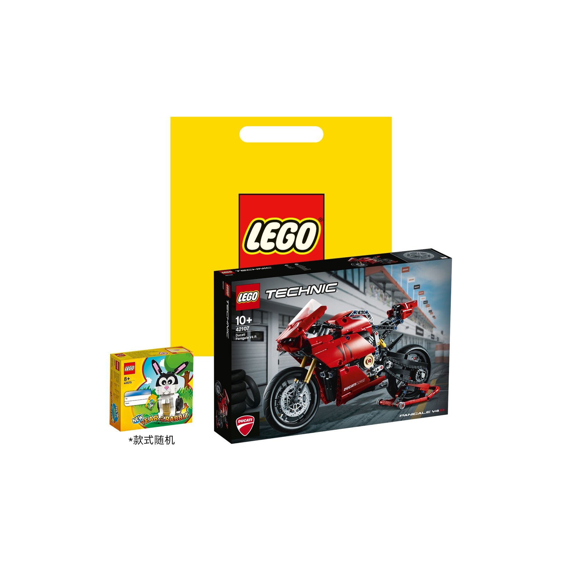 LEGO Technology Mechanical Set Дукати Panigale V4R Технический Сборный Конструктор 601 1000 шт. 42107