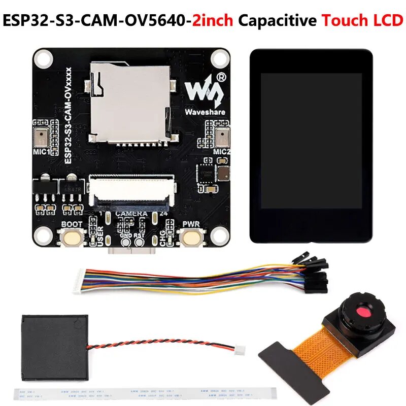 Разработка камеры ESP32-S3 Spotpear с дисплеем OV5640-With-2inch