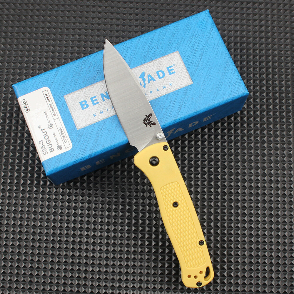 Benchmade535 Компактный многофункциональный складной нож с рукоятью из нейлона со стекловолокном, удобен для кемпинга, отдыха на природе и повседневных дел