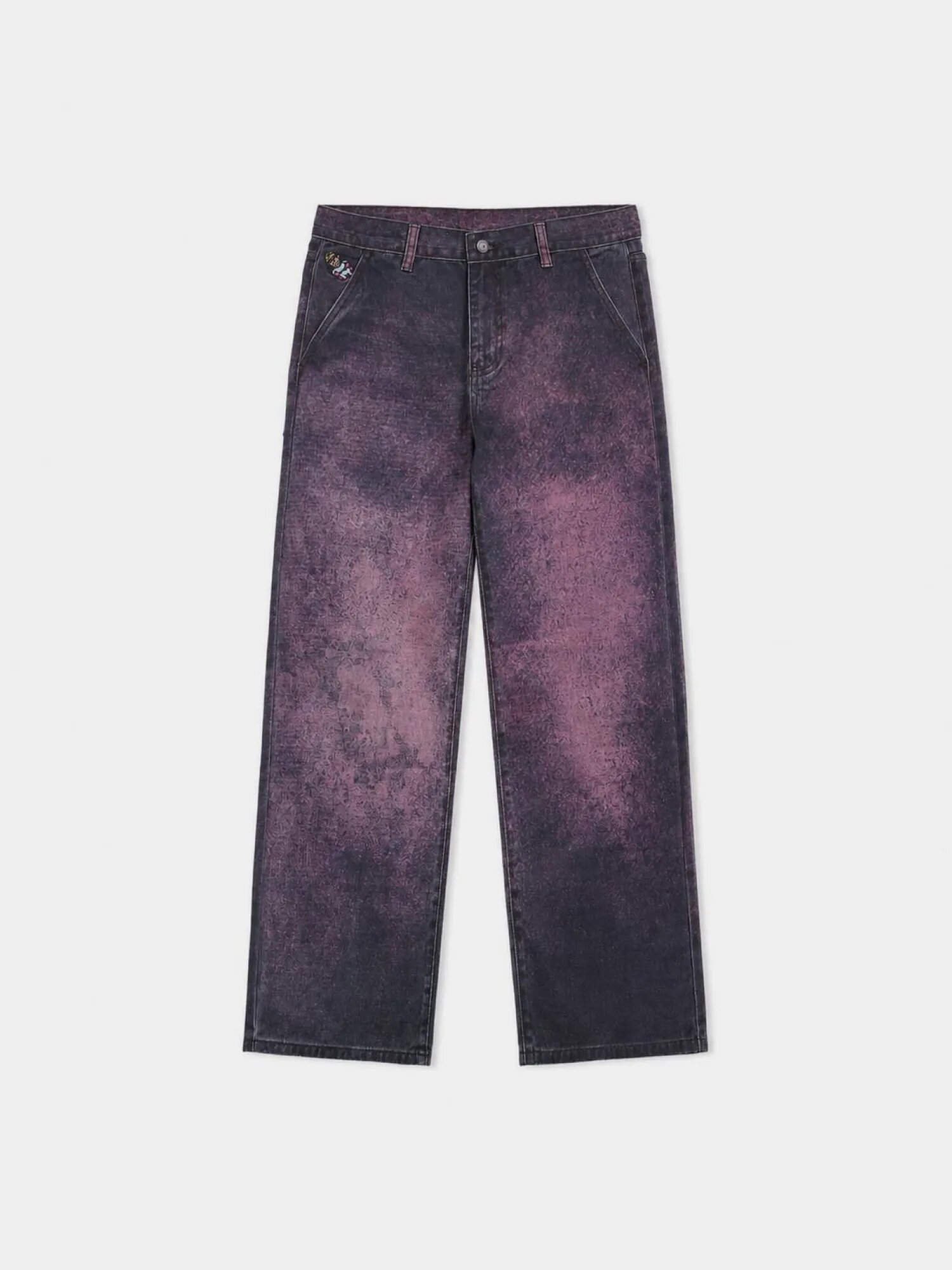 Джинсы багги Printed Distressed Baggy 