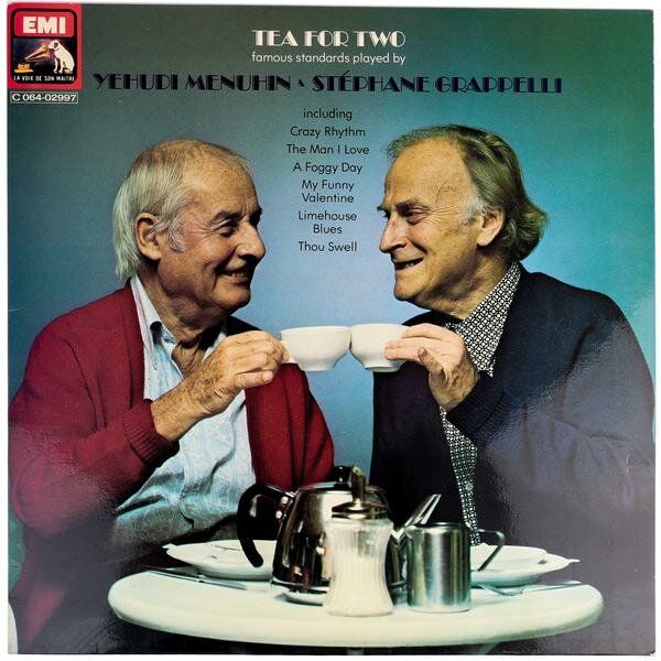 Винтажная виниловая пластинка YEHUDI MENUHIN & STEPHANE GRAPPELLI - TEA FOR TWO