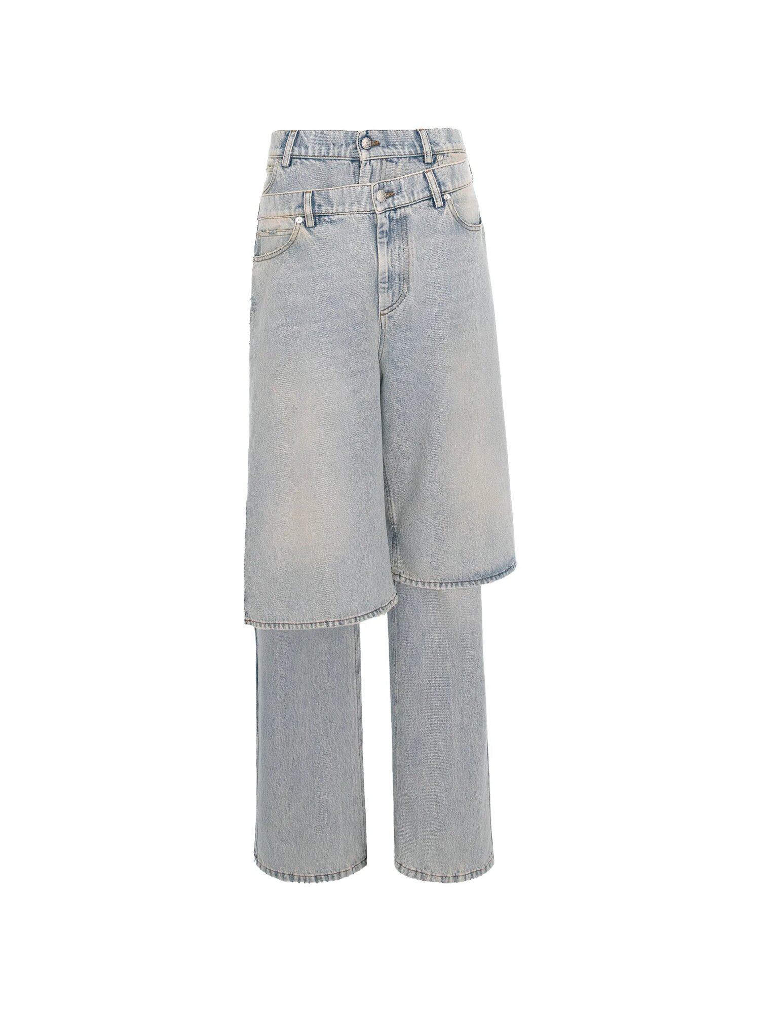 Джинсы Double Wear layered jeans 
