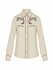 Рубашка Isabel Marant Bead-embellished piped shirt, размер 38, разноцветный