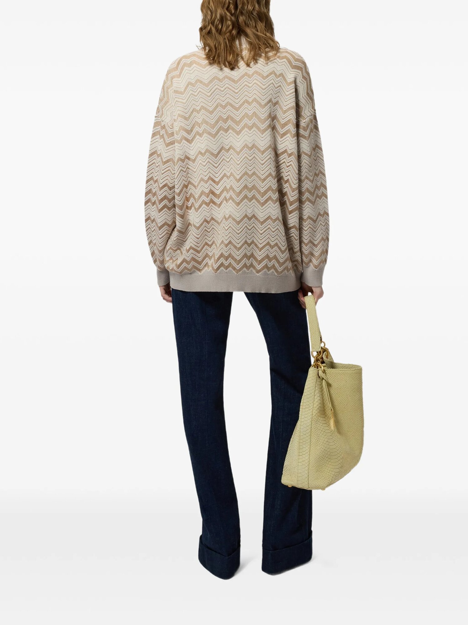 Свитер Missoni Zigzag-knit high-neck sweater, размер 42 — фото 1