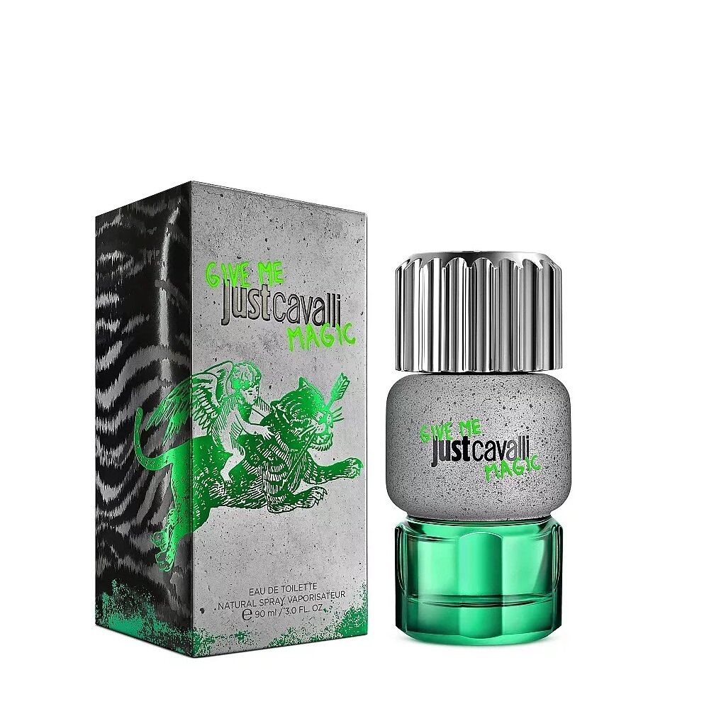 Roberto Cavalli Give Me Magic For Him 90 мл туалетная вода для мужчин, восточные, древесные
