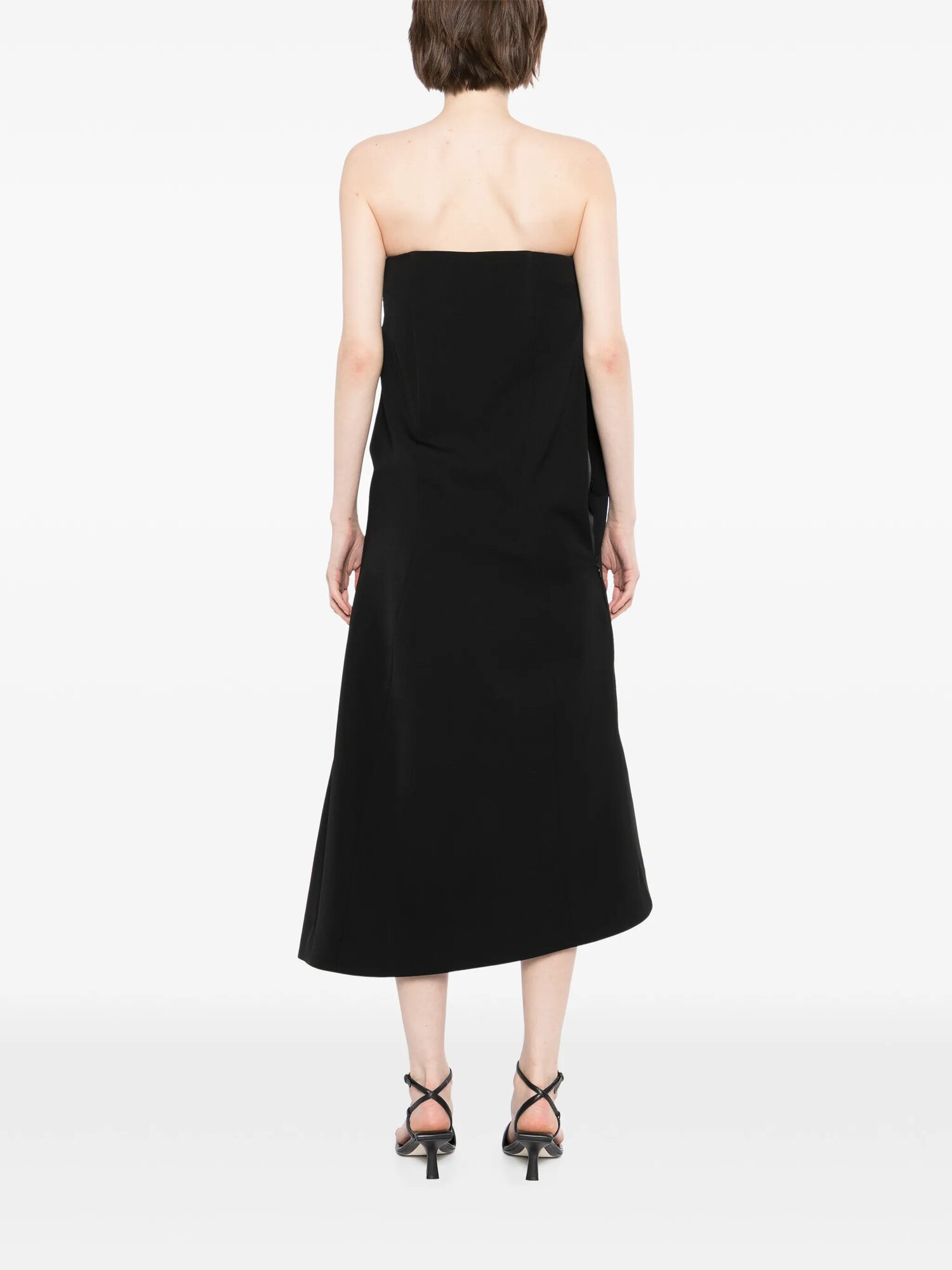 Платье ALAINPAUL Off-the-shoulder bustier dress, размер 44, black/black — фото 1