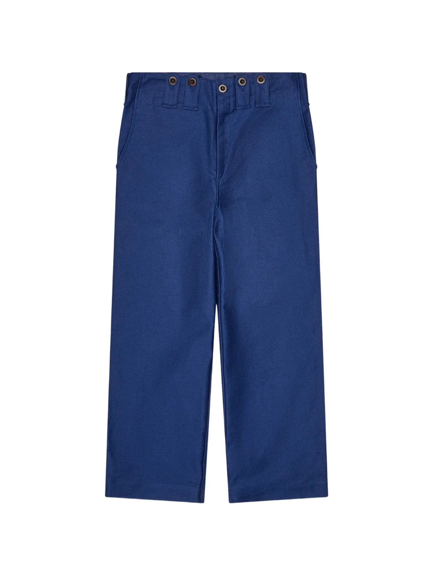 Брюки Button-detail straight-leg trousers
