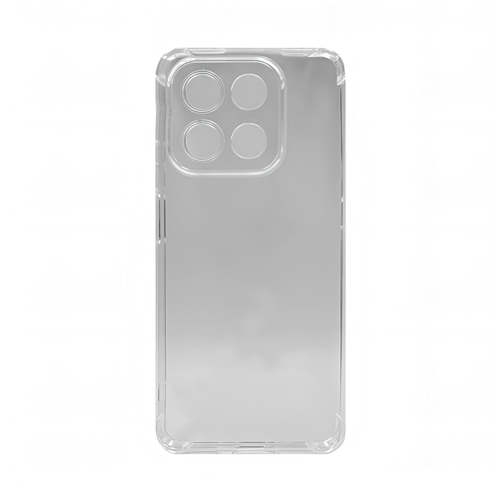 Чехол для Honor X7D с усиленными углами, с защитой камеры, силиконовый, прозрачный